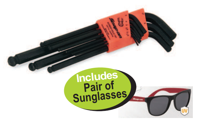 Snap-on Africa Online Store. Snap-on XXNOV127 L-Shaped Ball Hex Key Set ...