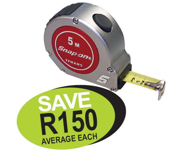 Snap-on Africa Online Store. Snap-on 3for2 XXFEB120 Tape Measure (5m)